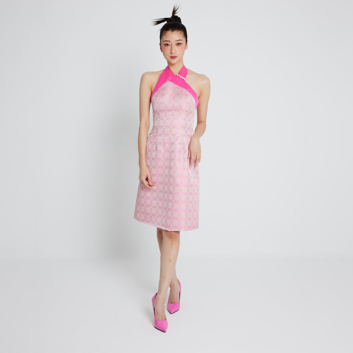 Jin Ming Songket Halter Dress – Maglifestyle