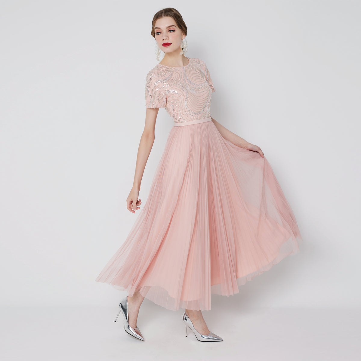 Elis Princess Pleated Dress – Maglifestyle