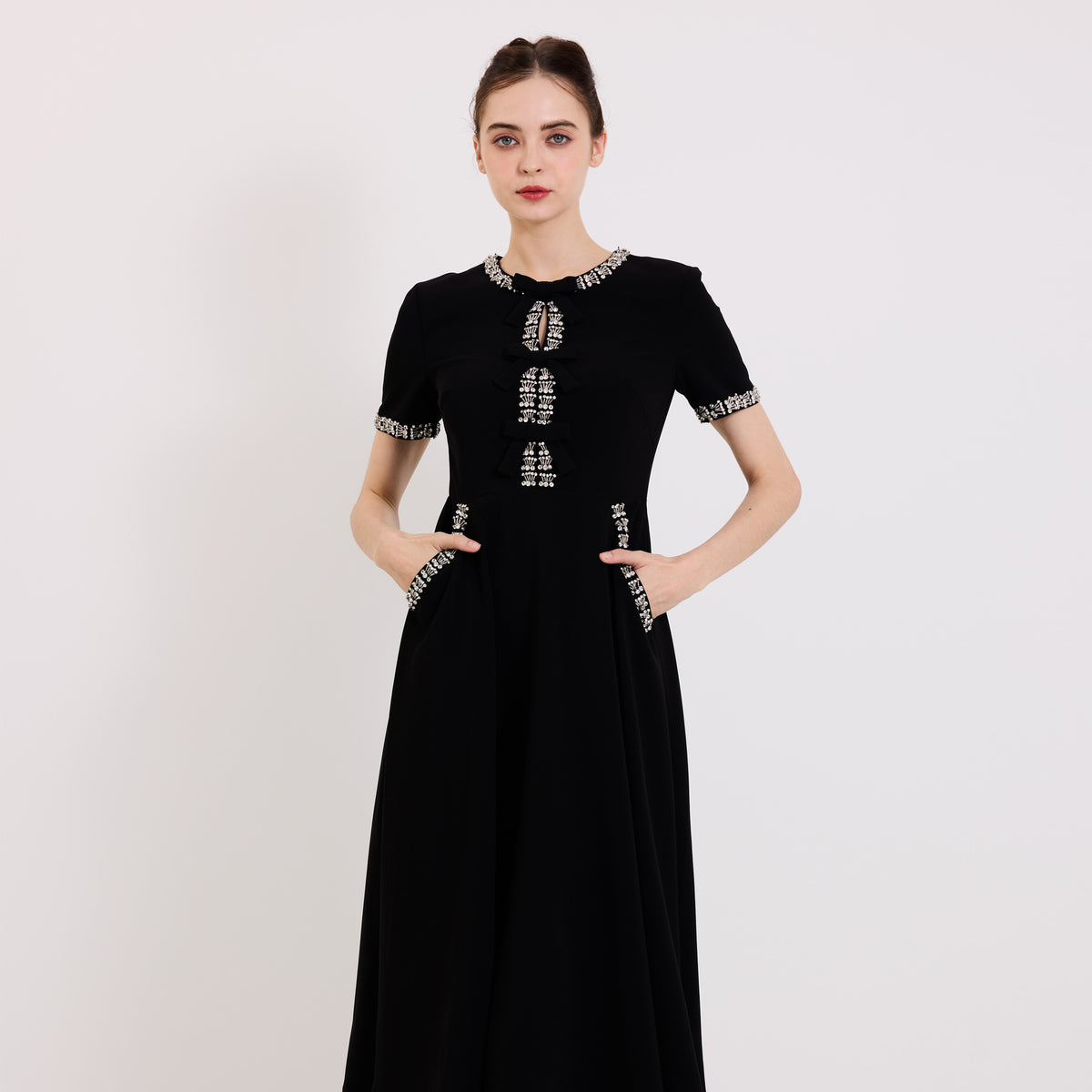 Karie Diamonte Midi Dress – Maglifestyle