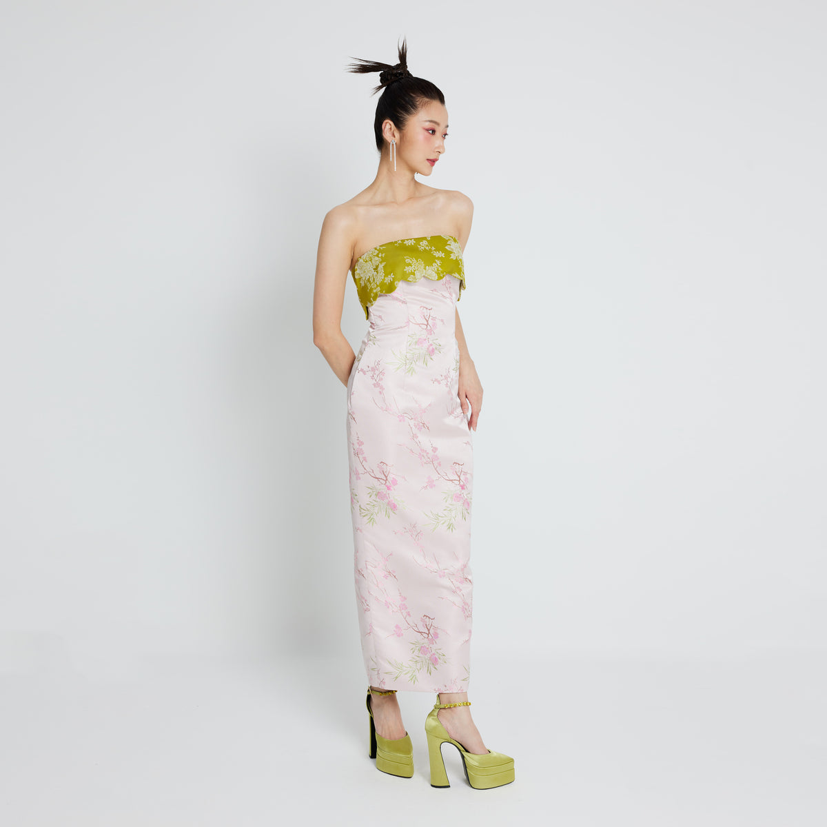 Ke Rou Scallop Tube Dress – Maglifestyle