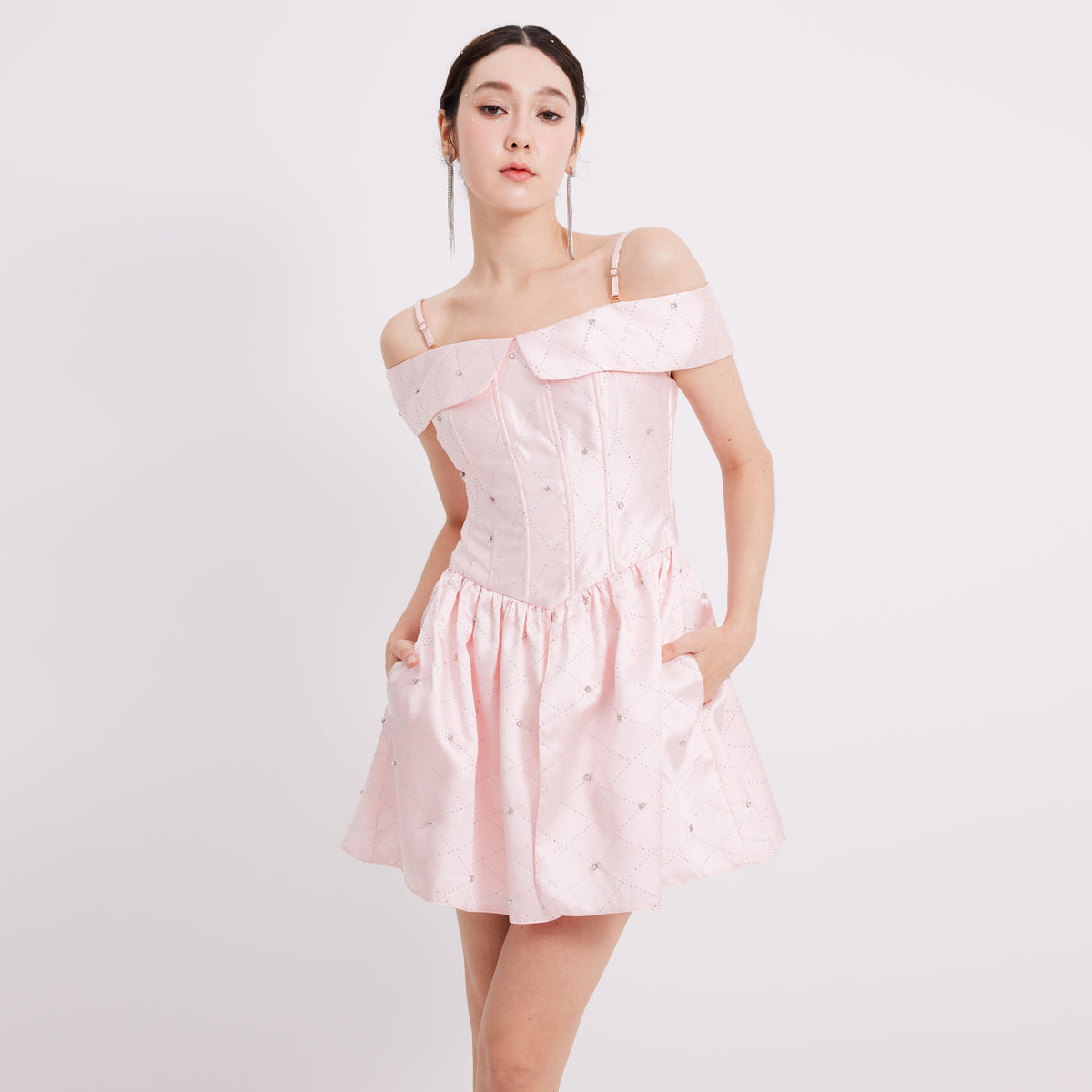 Icey Diamante Dress – Maglifestyle